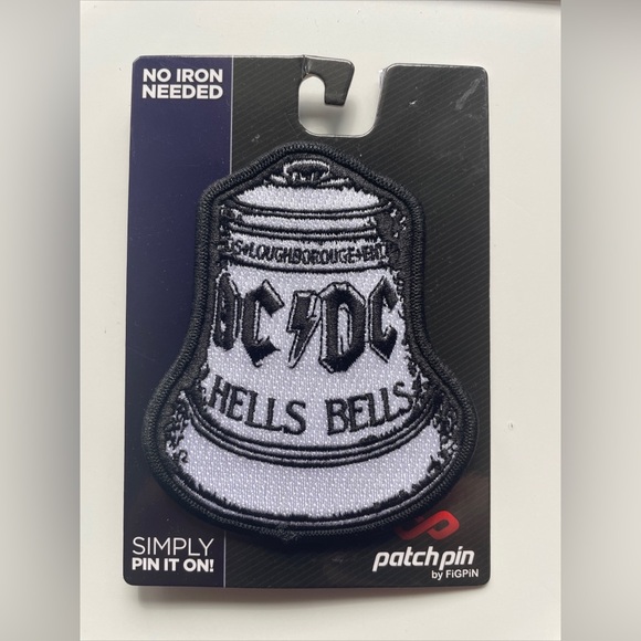 AC/DC | Other | Nwt Ac Dc Hells Bells Patch Pins New No Iron Needed ...